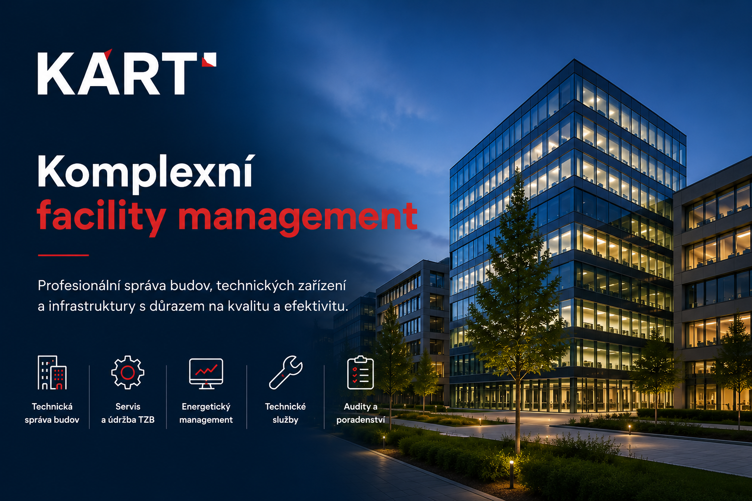 Kontakt | Facility management, osvětlení a elektromobilita | KART